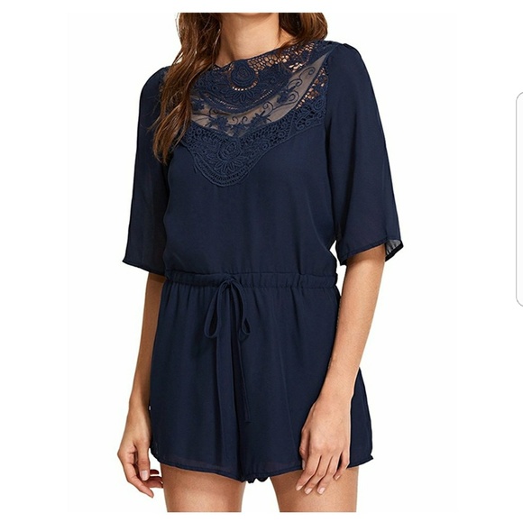 Pants & Jumpsuits | Royal Blue Romper | Poshmark